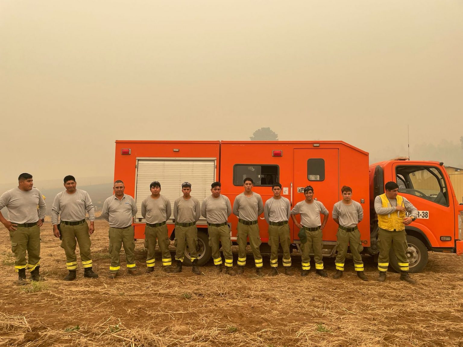 CMPC firefighters fought more than 120 forest fires in 44 districts of ...